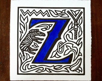 Z is for Zebra | Etsy