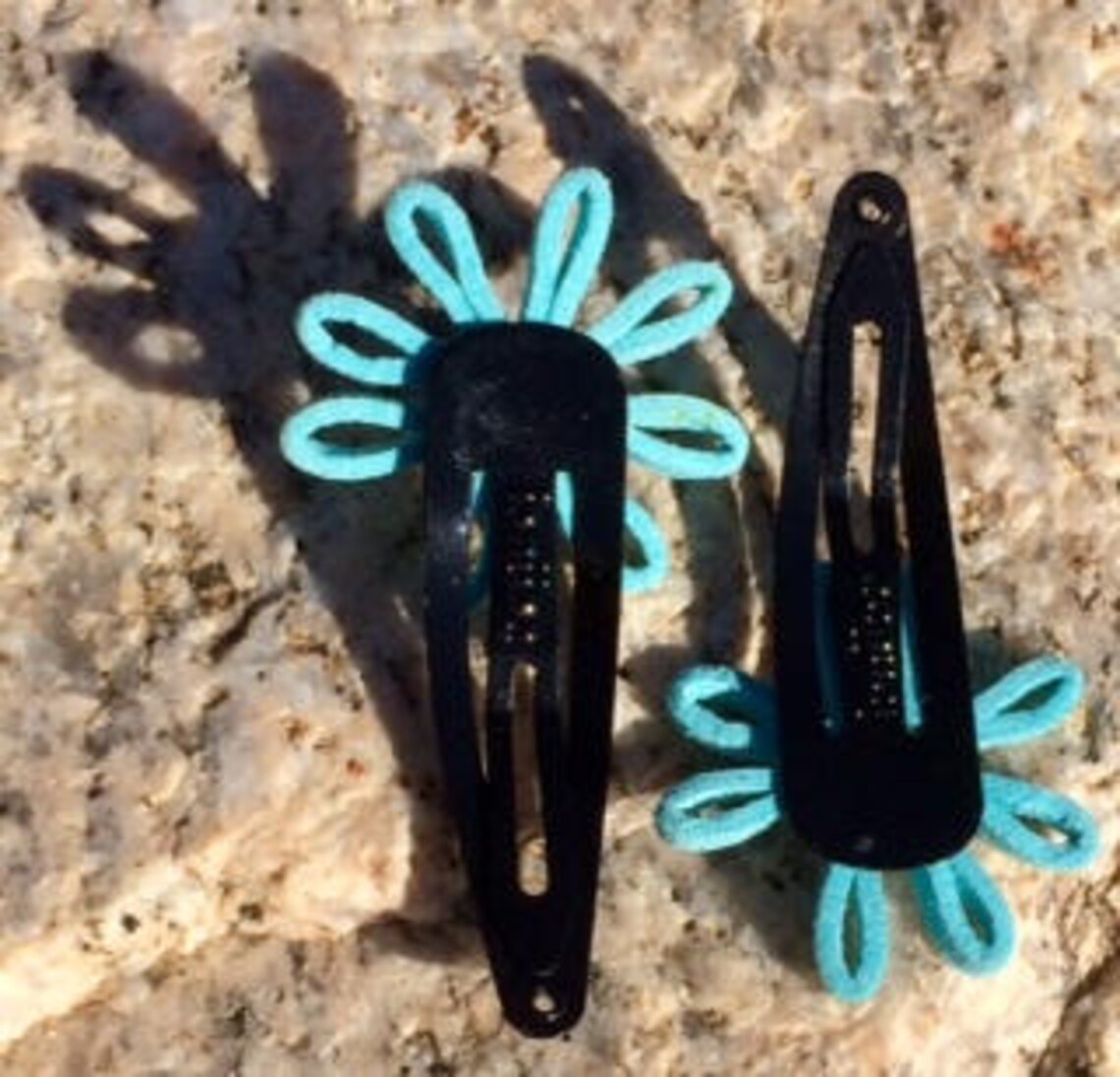 Sweet Suede Flower Hair Accessories - Etsy