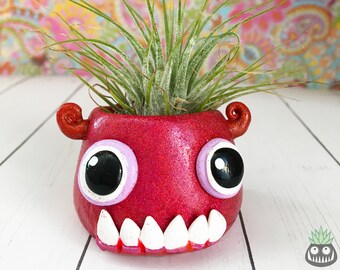 Monster Plant Pot - Etsy