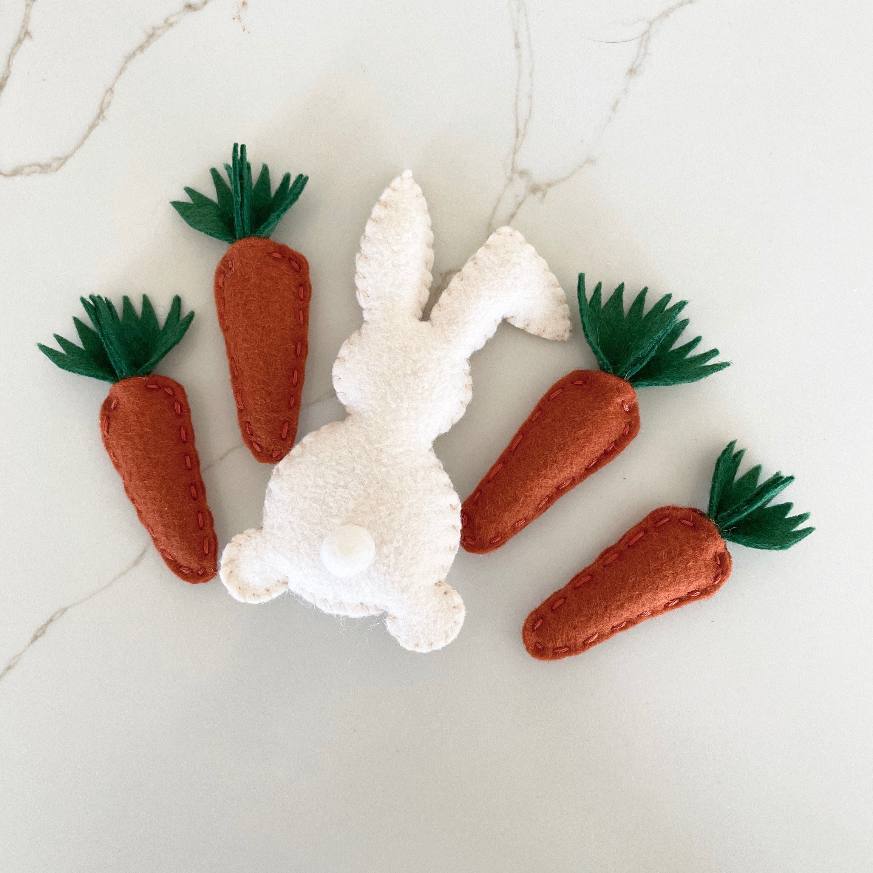 Felt Easter Garland Felt Easter Bunny Bunny Decor Easter | Etsy