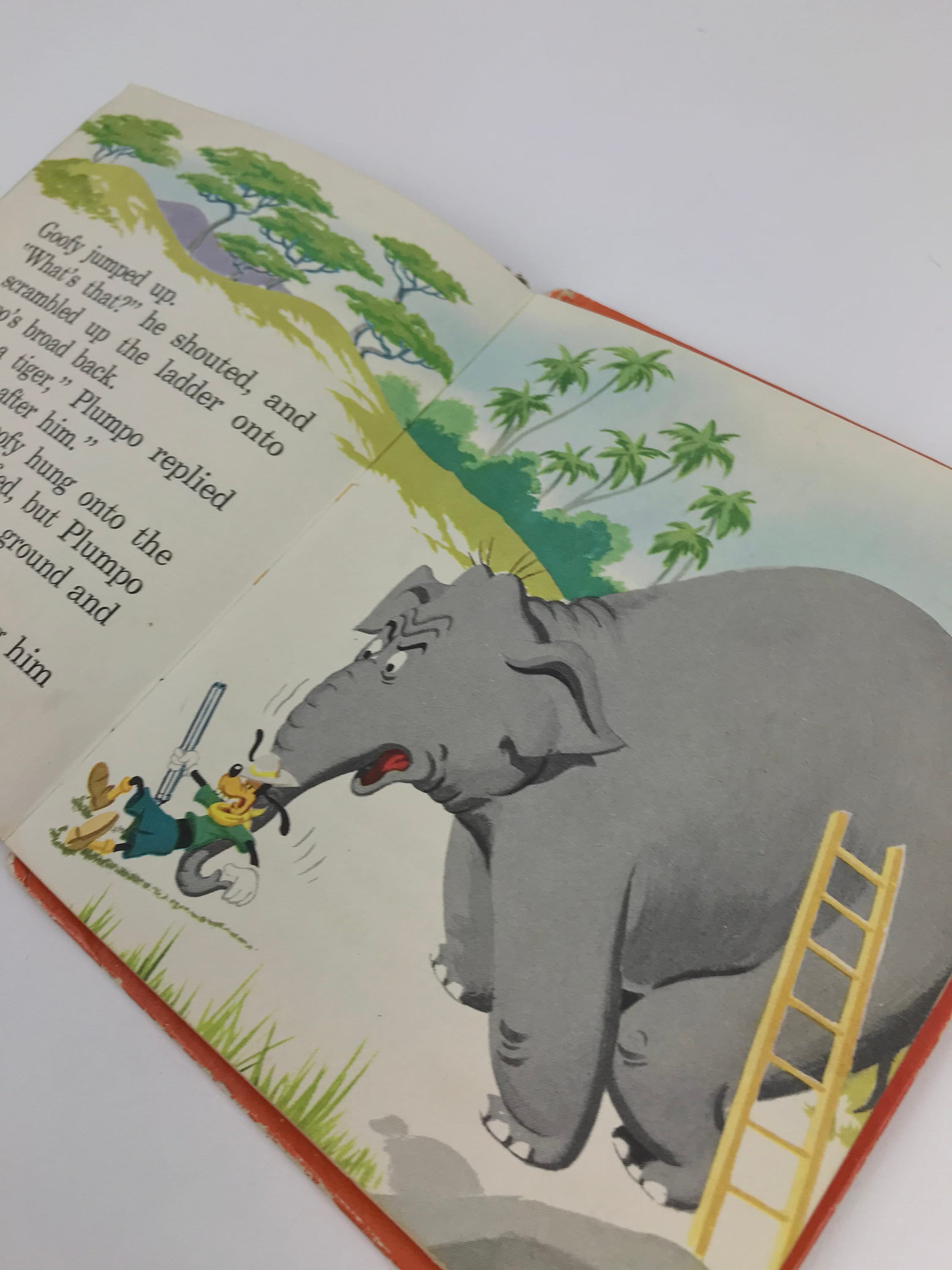 Walt Disney's Goofy and the Tiger Hunt Children's Book - Etsy