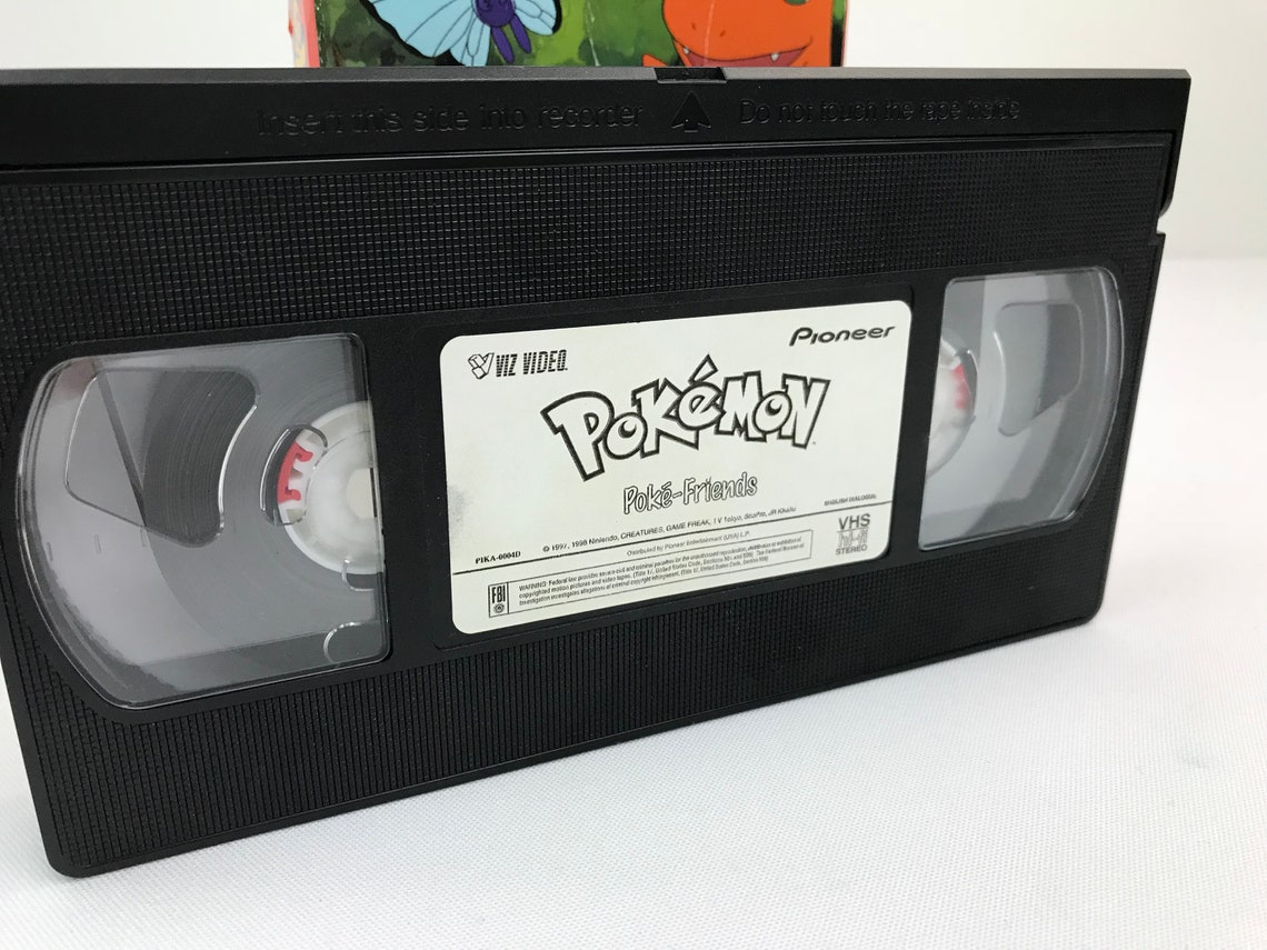 Vintage Pokemon Poke-friends VHS Tape Movie Video Cassette Tape Anime ...