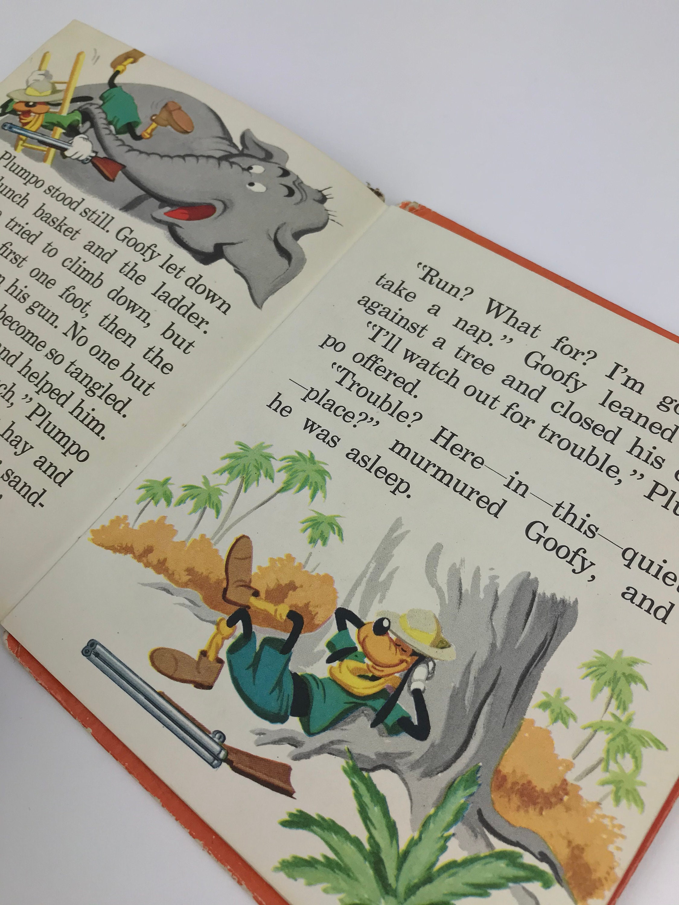 Walt Disney's Goofy and the Tiger Hunt Children's Book - Etsy