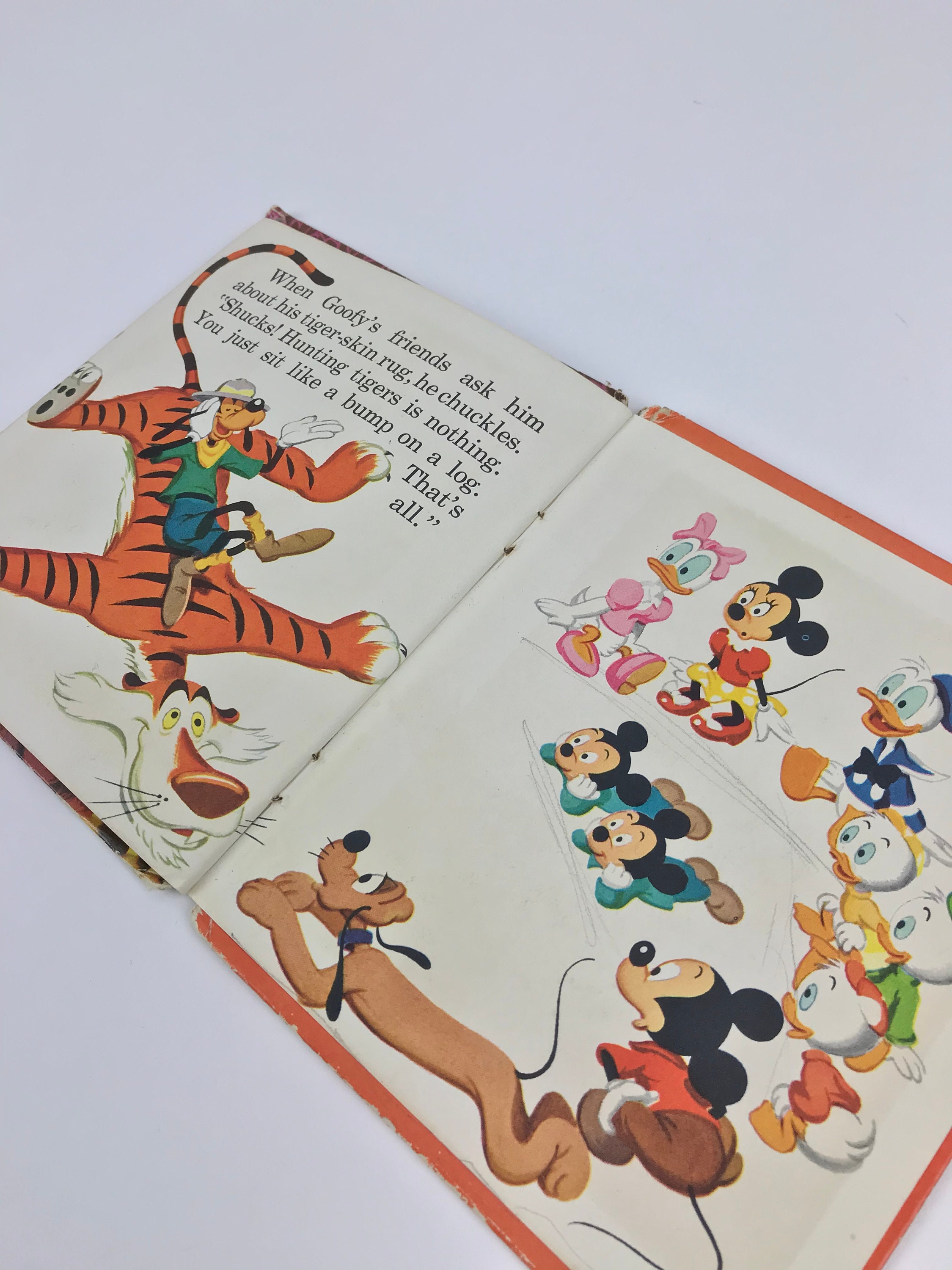 Walt Disney's Goofy and the Tiger Hunt Children's Book - Etsy