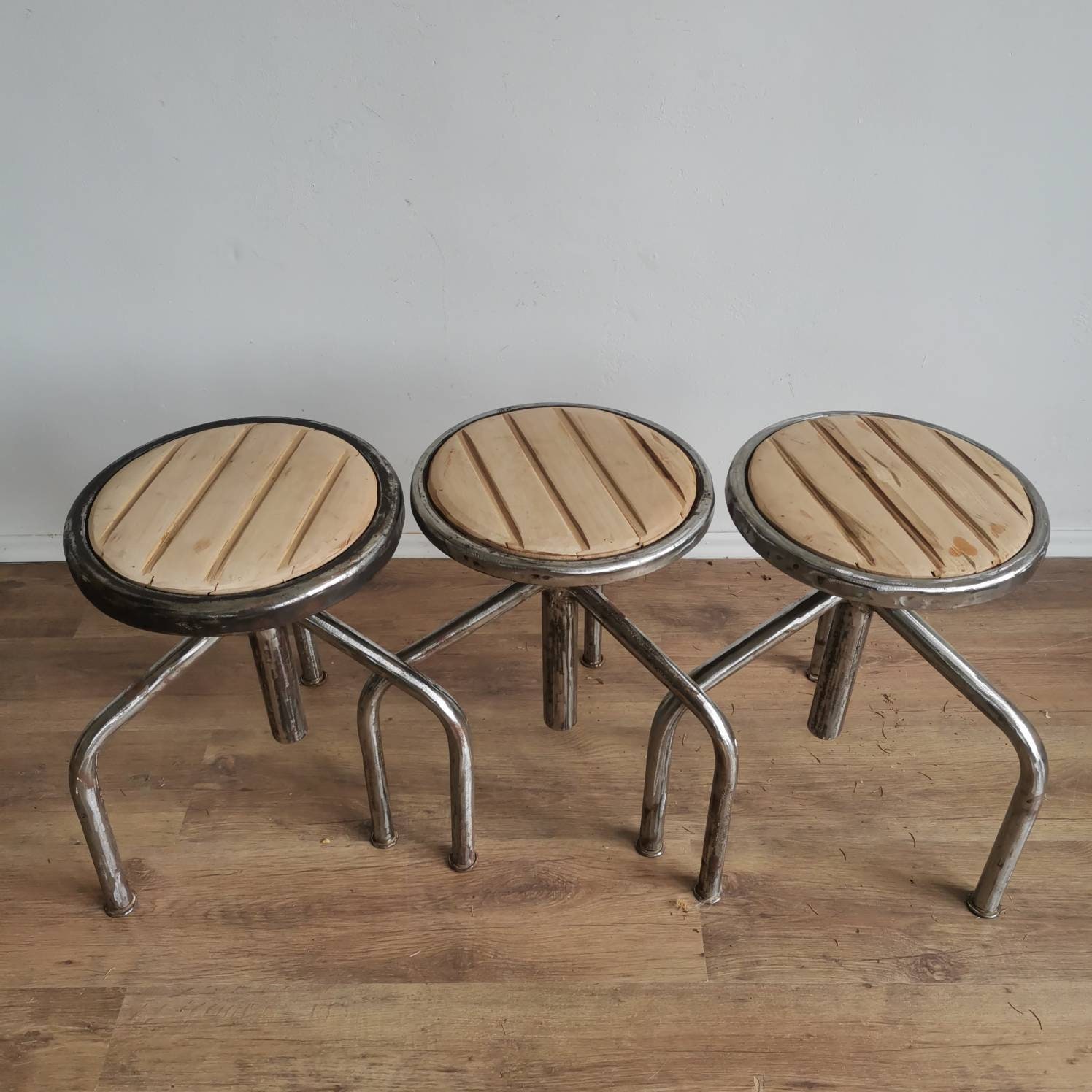 Heavy Steel Retro Work Seat Engineering Stool Factory Chair - Etsy