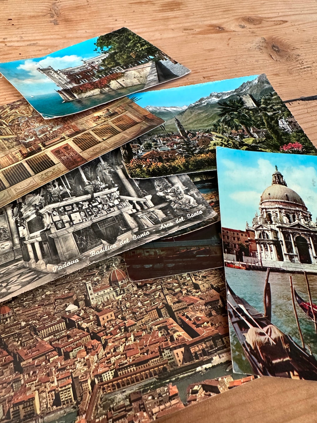 Old Collectible Postcards From Italy Set of 7, Landmarks and ...