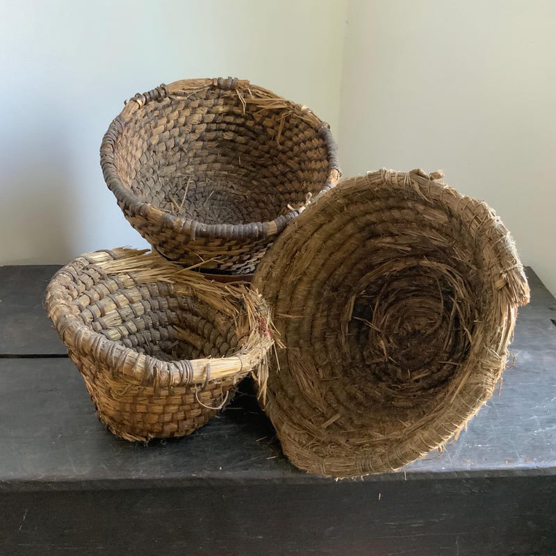 Primitive Basket - Etsy