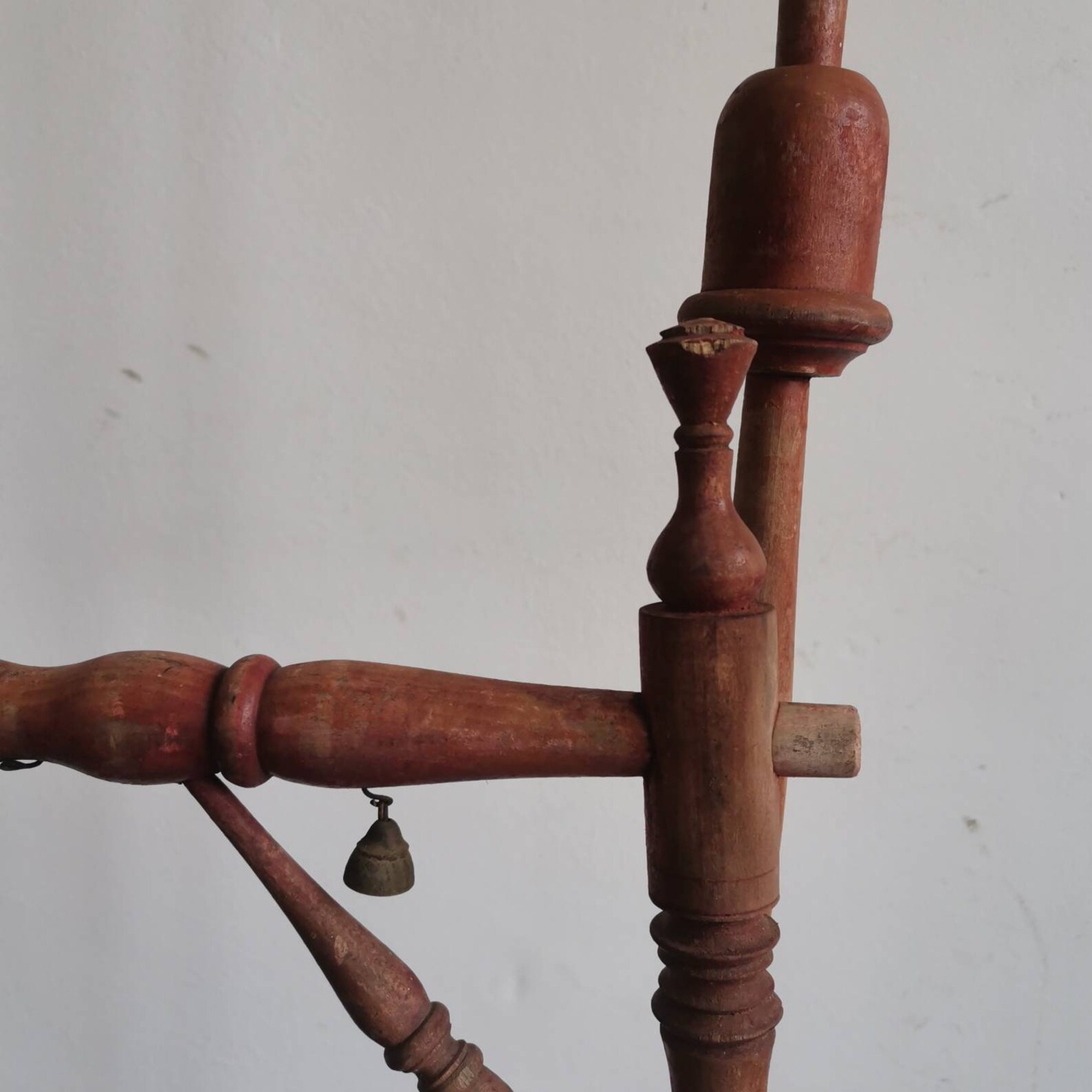 Beautiful Saxony Style RUSTIC Spinning Wheel Very Decorative C1900 Wool ...