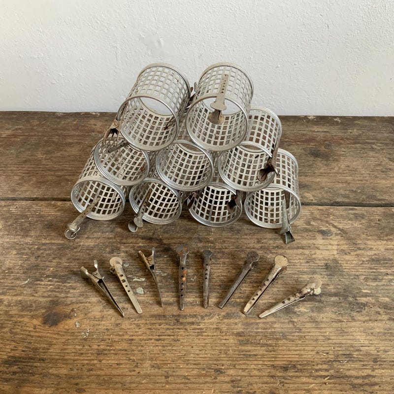 Vintage Hair Curlers - Etsy
