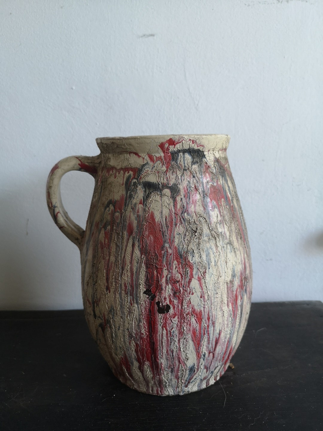 Hungarian Vintage Tubby Terracotta Earthenware Clay Handmade Pottery ...