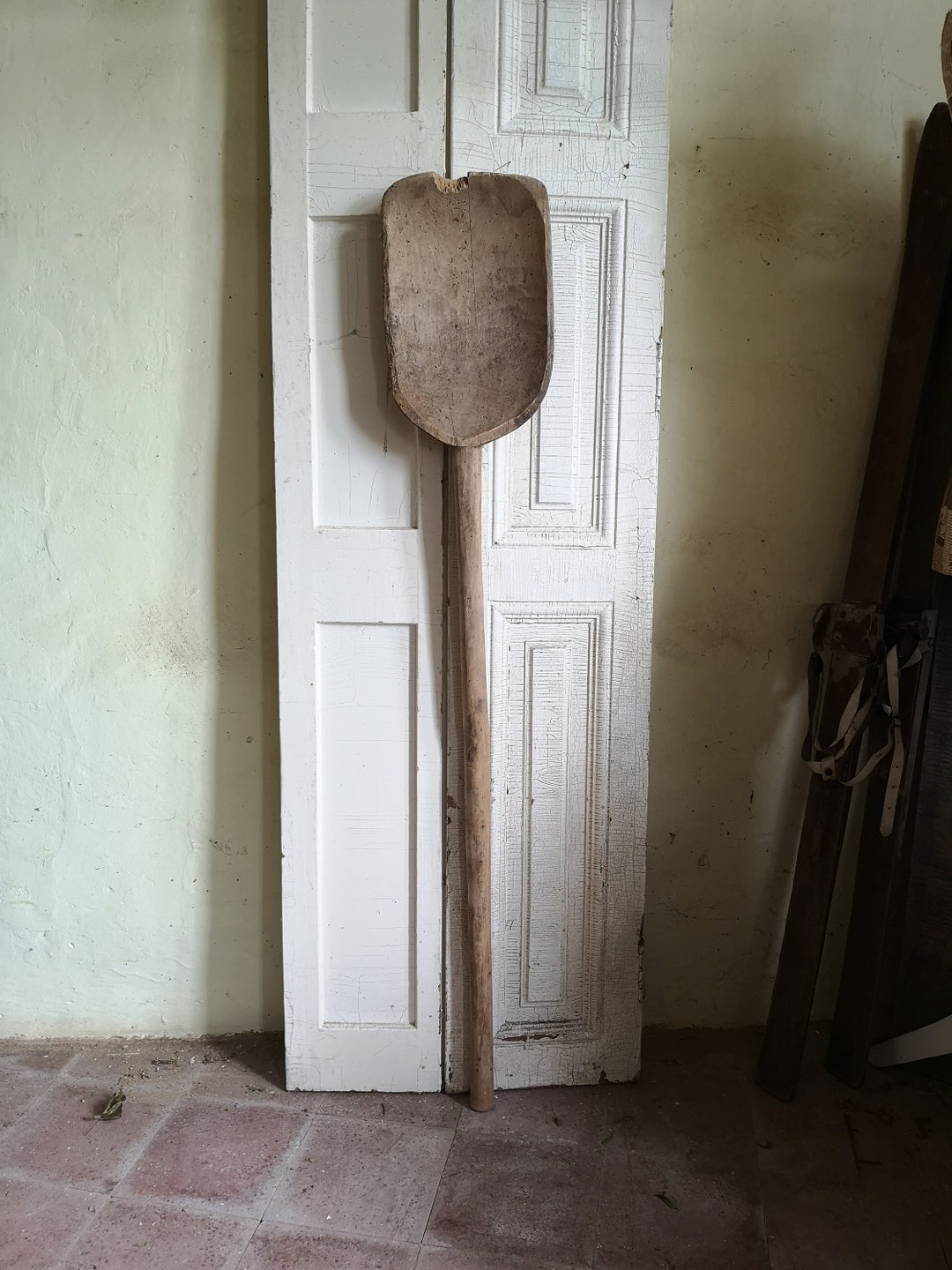 Big Dough PADDLE Spade, Baking Flour Spoon, Primitive, ANTIQUE, Vintage ...