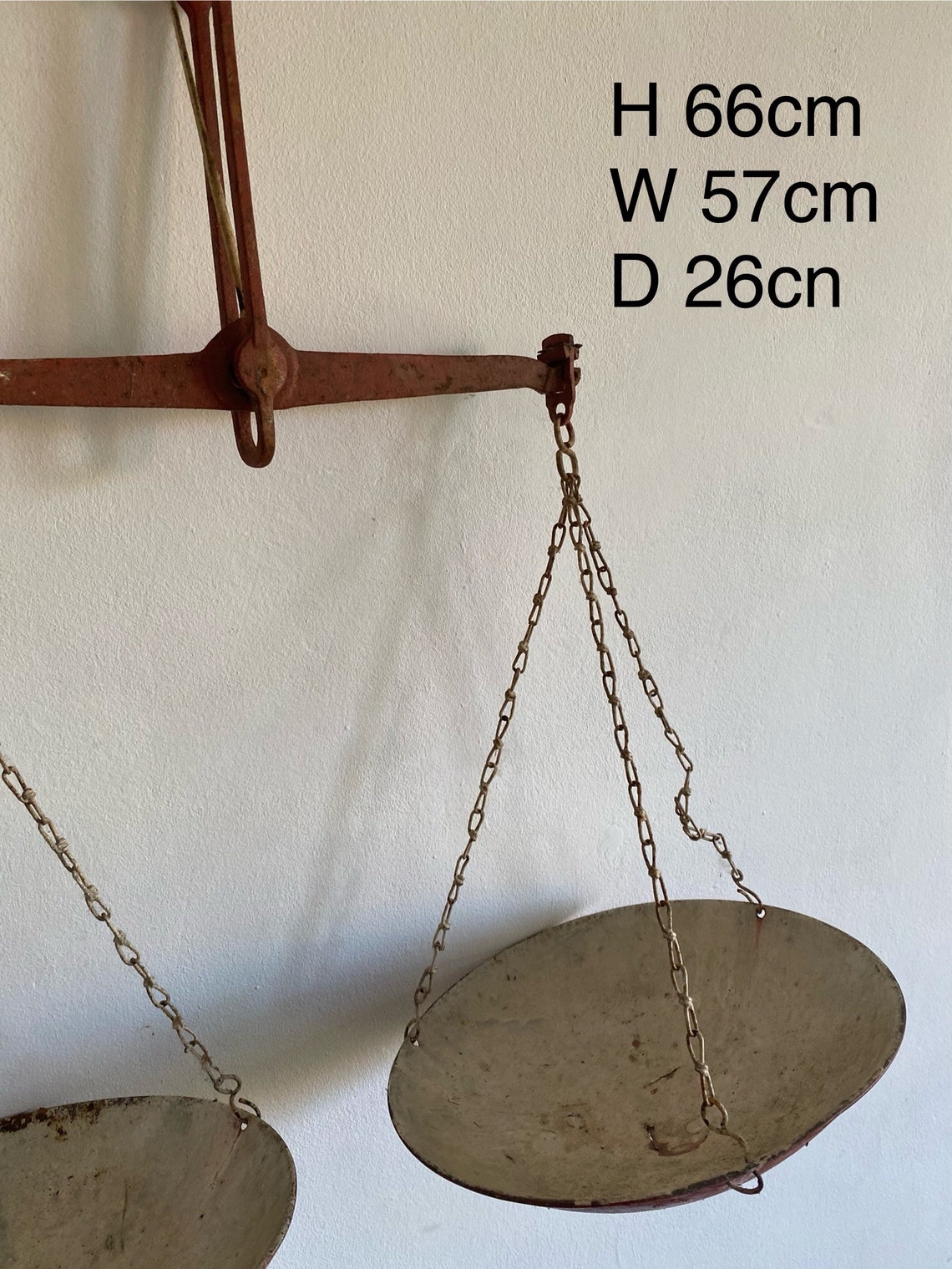 Hanging Kitchen Weighing SCALES Vintage Style - Solid Metal Mid Century ...