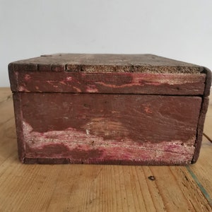 SHABBY Trunk C1930, Rustic Cabinet Storage Box, Jewelry, Herb Cupboard ...