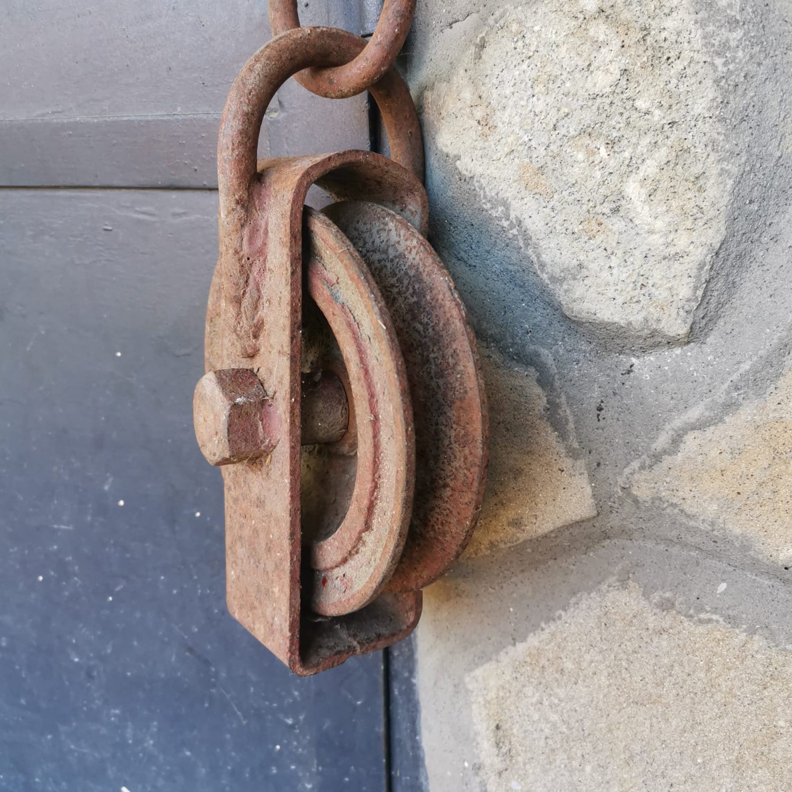 Vintage Rustic Barn Pulley Hay Loft or Rope Wheel Solid Strong - Etsy