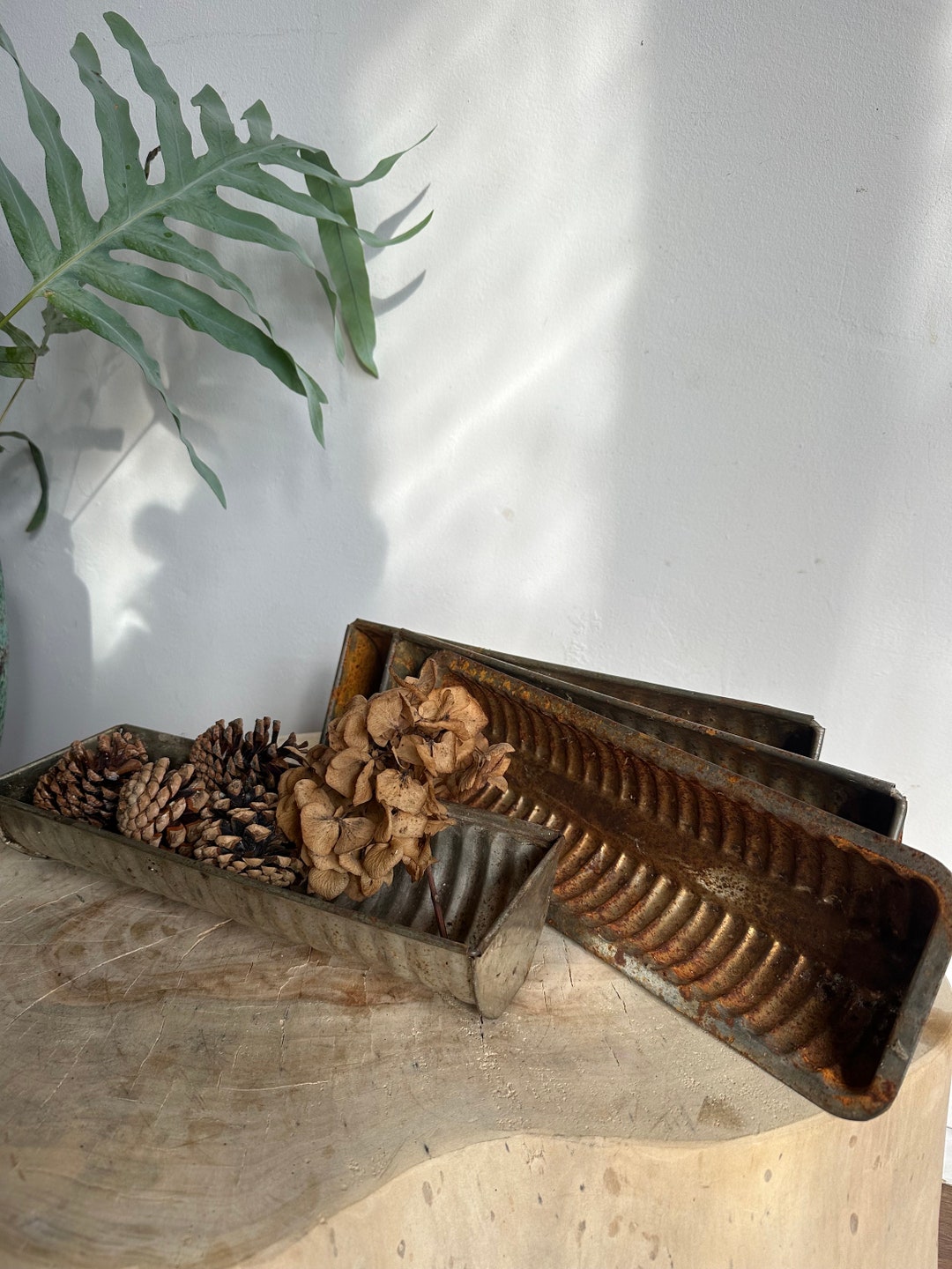 Set of 3 Bread Cake Mold LOAF Tray Vintage Bread Tin Central European ...