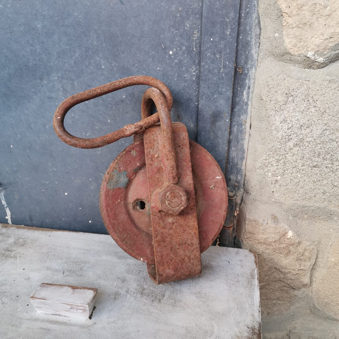 Vintage Rustic Barn Pulley Hay Loft or Rope Wheel Solid Strong - Etsy