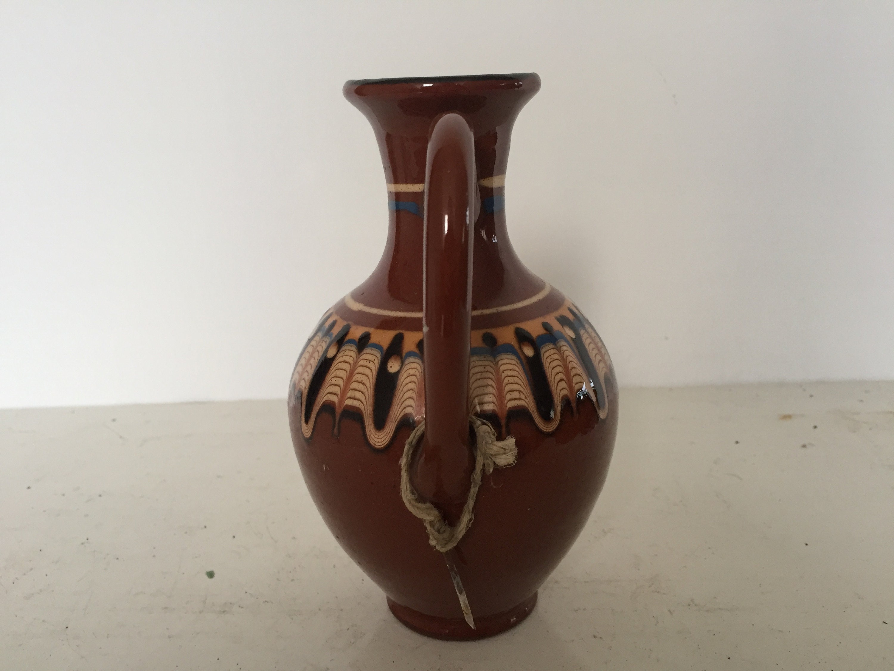 JUG Troyan Traditional Bulgarian Pottery Hand Painted. Made in - Etsy