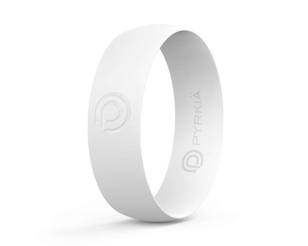 WHITE Silicone Ring uniquely Comfortable, Low-profile Design - Etsy