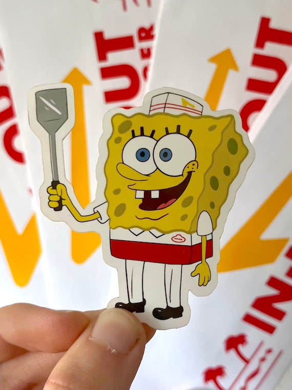 Krabby Style Vinyl Sticker | Etsy