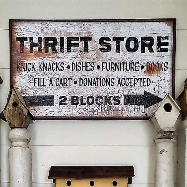Thrift Store Art - Etsy