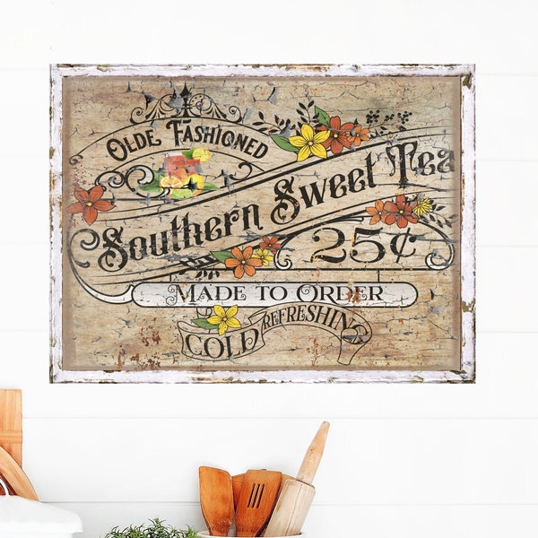 Sweet Tea Sign - Etsy