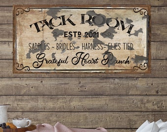 Tack Room Sign | Etsy