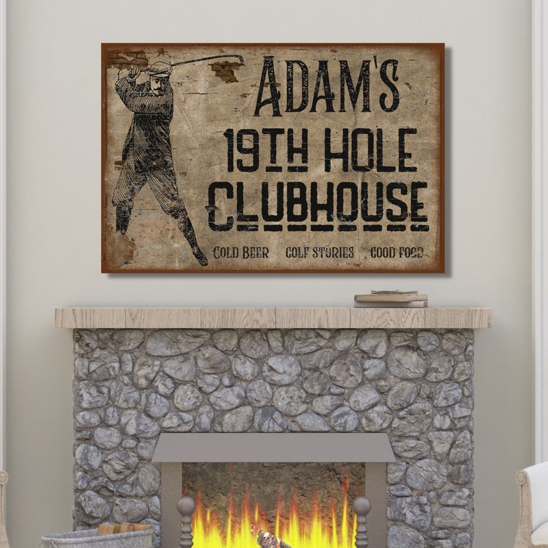 Wooden Vintage Golf Signs - Etsy