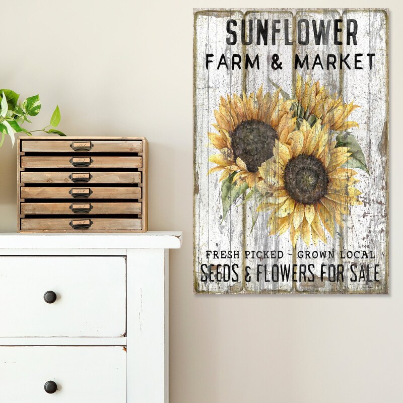 Sunflower Sign - Etsy