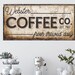 Personalized Coffee Company Sign, Modern Farmhouse Decor, Coffee Bar ...