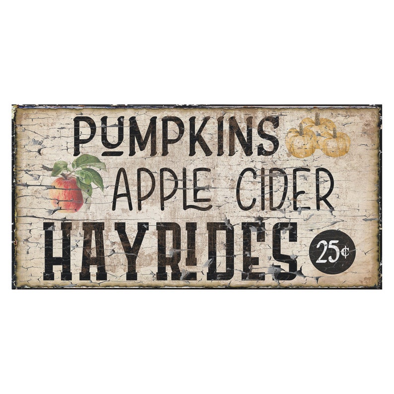 Hayrides Sign Modern Farmhouse Fall Decor Fall Decor - Etsy