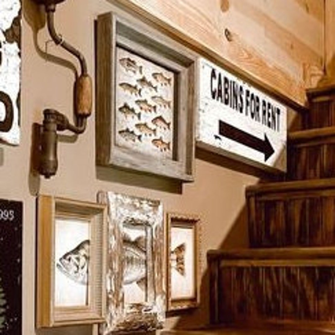 Cabins for Rent Sign, Canvas Wall Art, Rustic Farmhouse Decor, Cabin ...