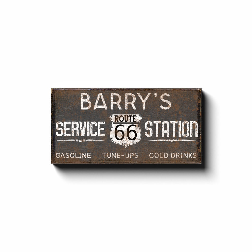 Personalized Service Station Sign Modern Farmhouse Decor | Etsy
