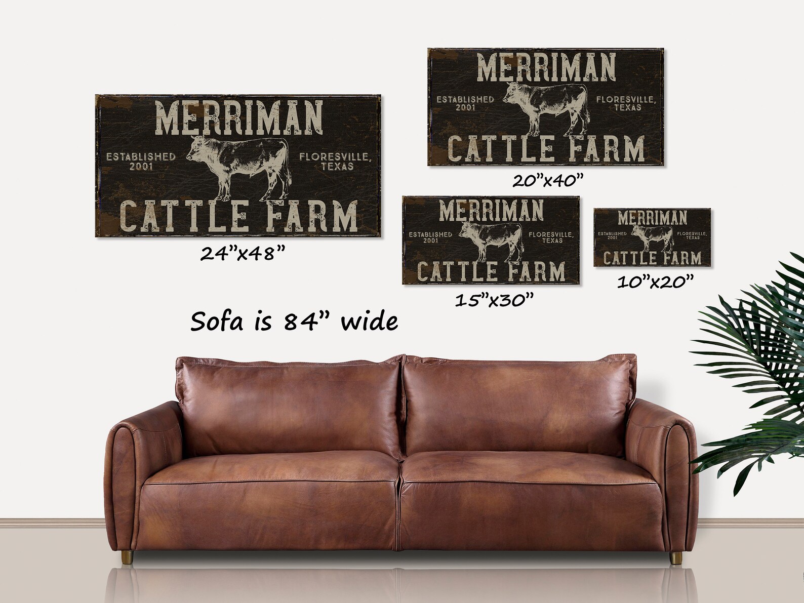 Farm and Ranch Sign Personalized Cattle Farm Sign Custom | Etsy