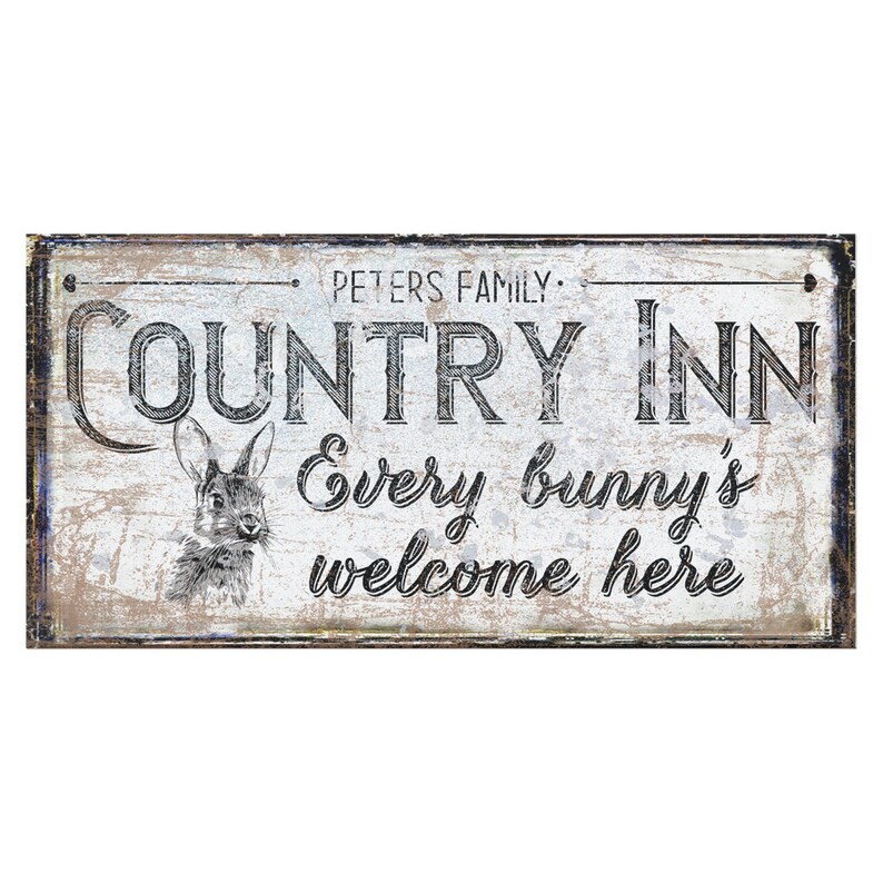 Personalized Easter Sign Country Inn Modern Farmhouse Decor - Etsy