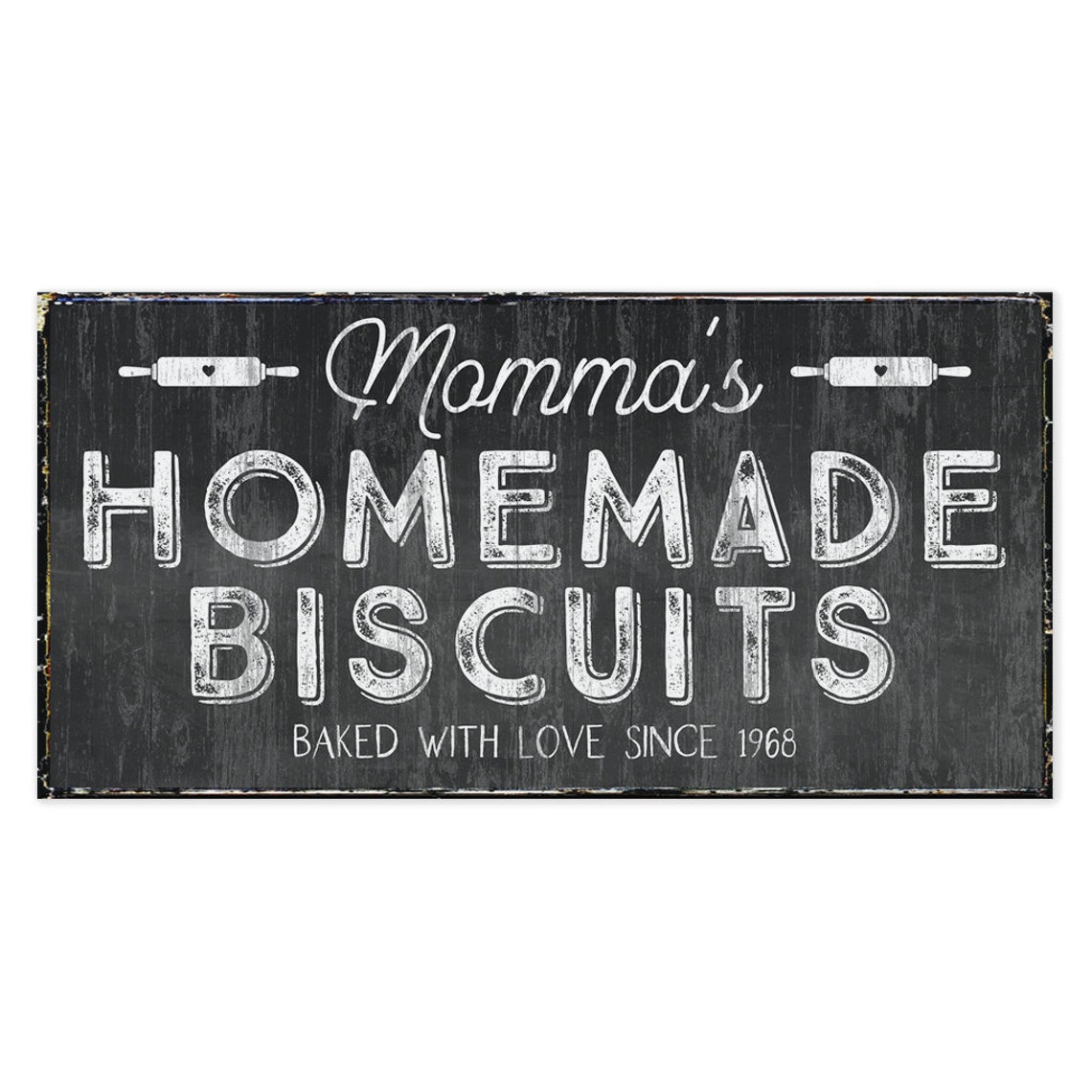 Momma's Homemade Biscuits Sign Custom Modern Farmhouse - Etsy