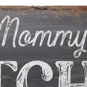 Mommy's Kitchen Sign, Modern Farmhouse Decor, Large Canvas Sign ...