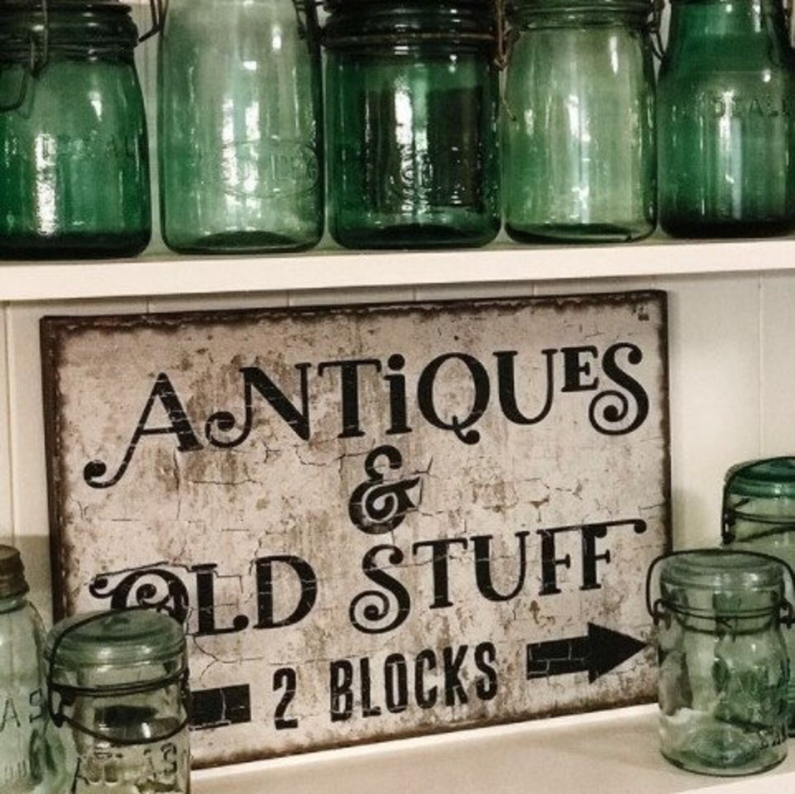 Antiques and Old Stuff Sign Antiques Sign Vintage Decor - Etsy