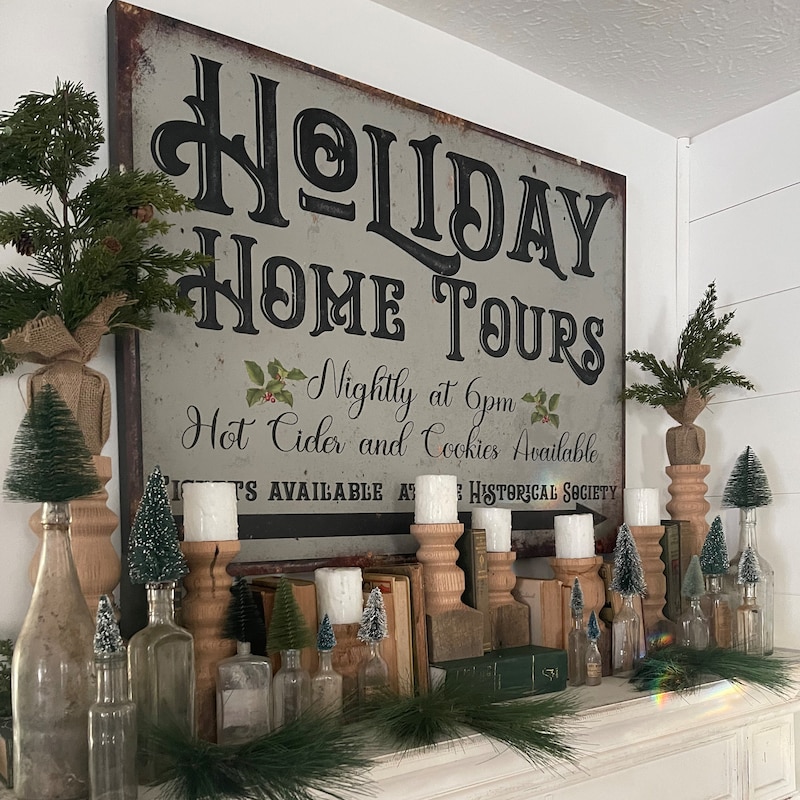 Home for the Holidays Sign - Etsy