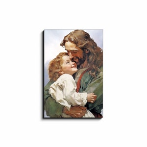 Christian Home Decor Divine Embrace Jesus Wall Art - Etsy