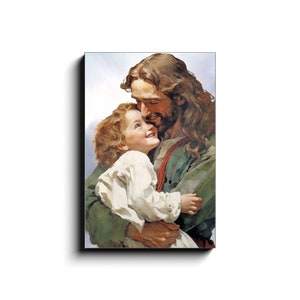 Christian Home Decor Divine Embrace Jesus Wall Art - Etsy
