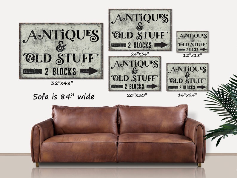Antiques and Old Stuff Sign Antiques Sign Vintage Decor - Etsy