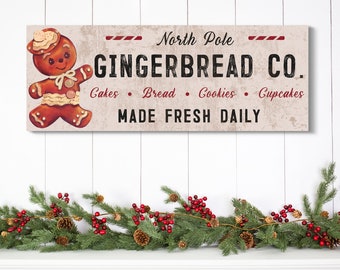 Christmas Gingerbread House Stacked Sign DIY Wood Sign - Etsy