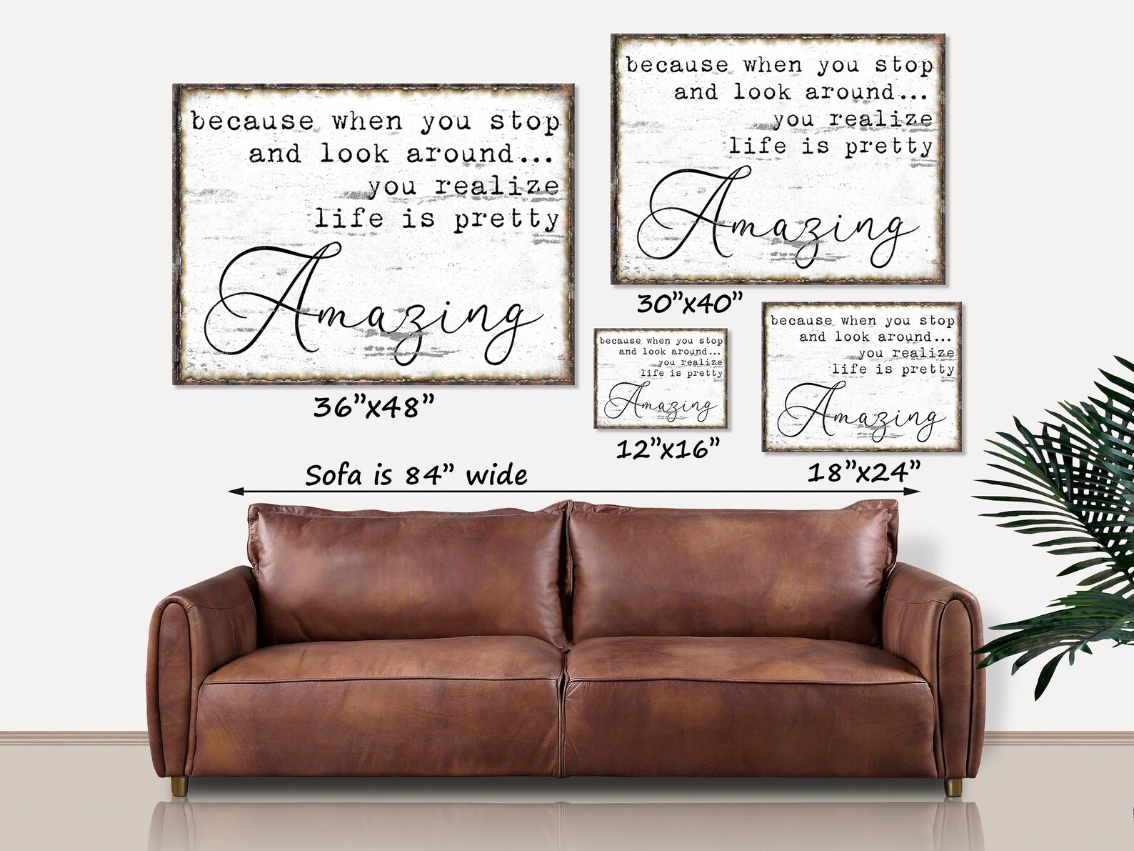 Life is Pretty Amazing Sign Vintage Home Decor Vintage | Etsy