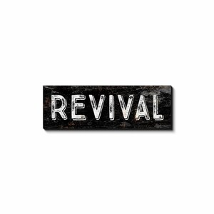 Revival Sign, Large Canvas Sign, Modern Farmhouse Decor, Christian ...