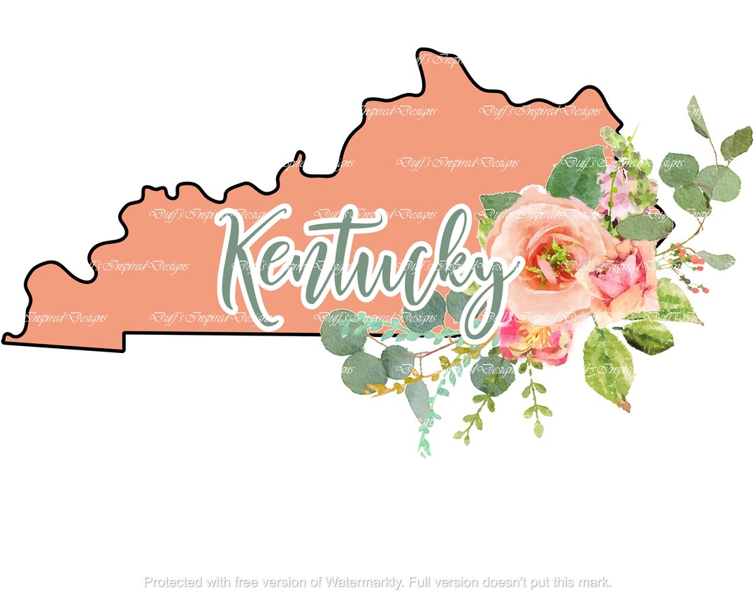Kentucky, K, PNG, Sublimation, Digital, Instant, UK, Blue - Etsy