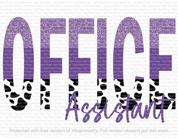 Office Assistant PNG Sublimation Digital Instant - Etsy