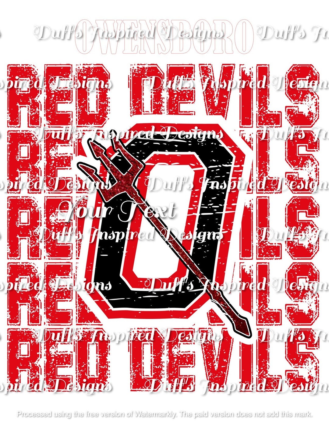 Owensboro Red Devils KY, PNG, Sublimation, Digital, Instant - Etsy