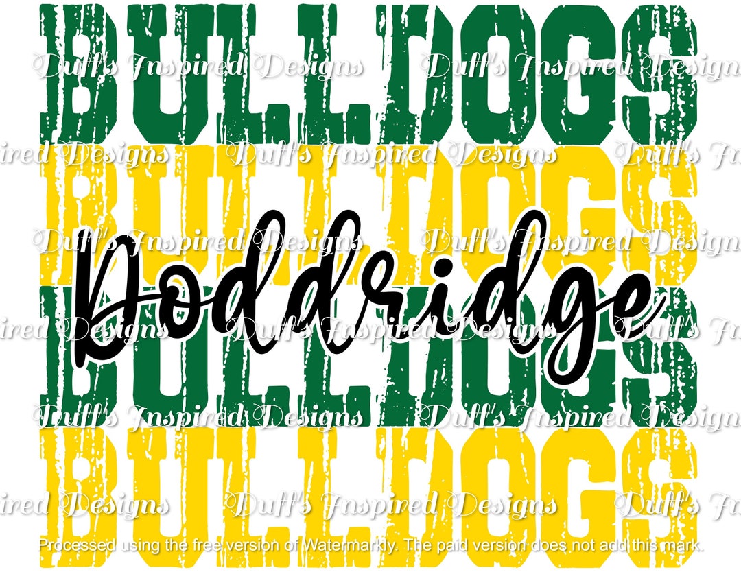 Doddridge Bulldogs, PNG, Sublimation, Digital, Instant - Etsy