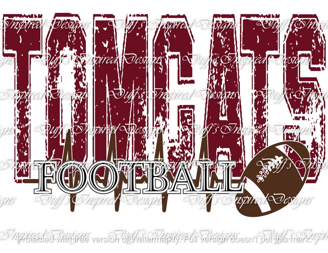 Tomcats Football, PNG, Sublimation, Digital, Instant - Etsy