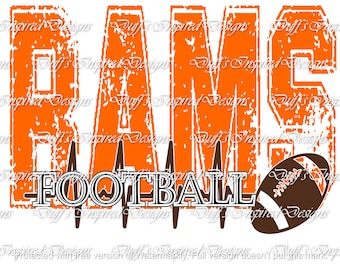 Raceland Rams Football Sublimation Design Sublimation Digital Download ...